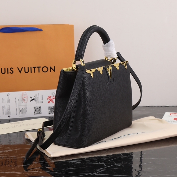 Louis Vuitton | Bags | Louis Vuitton Black And Gold Backpack Underarm ...